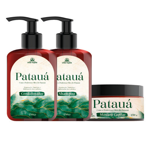 Kit Linha Patauá | Shampoo + Condicionador + Máscar Capilar – União Vegetal
