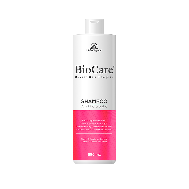 Shampoo BioCare Antiqueda 250ml | Fortalecimento Capilar com Biotina e ...
